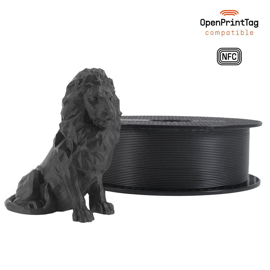 Prusament PLA Prusa Galaxy Black 1kg (NFC) | Stampanti 3D Original Prusa direttamente da Josef Prusa